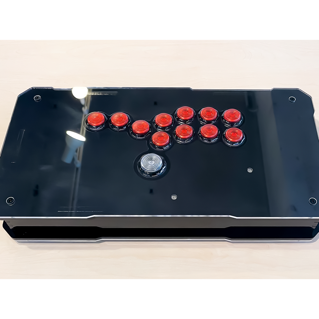 ZERO TWO STICKLESS [All-Button] Rev2 Clear/Black Case Kit – Akecon-アケ魂-