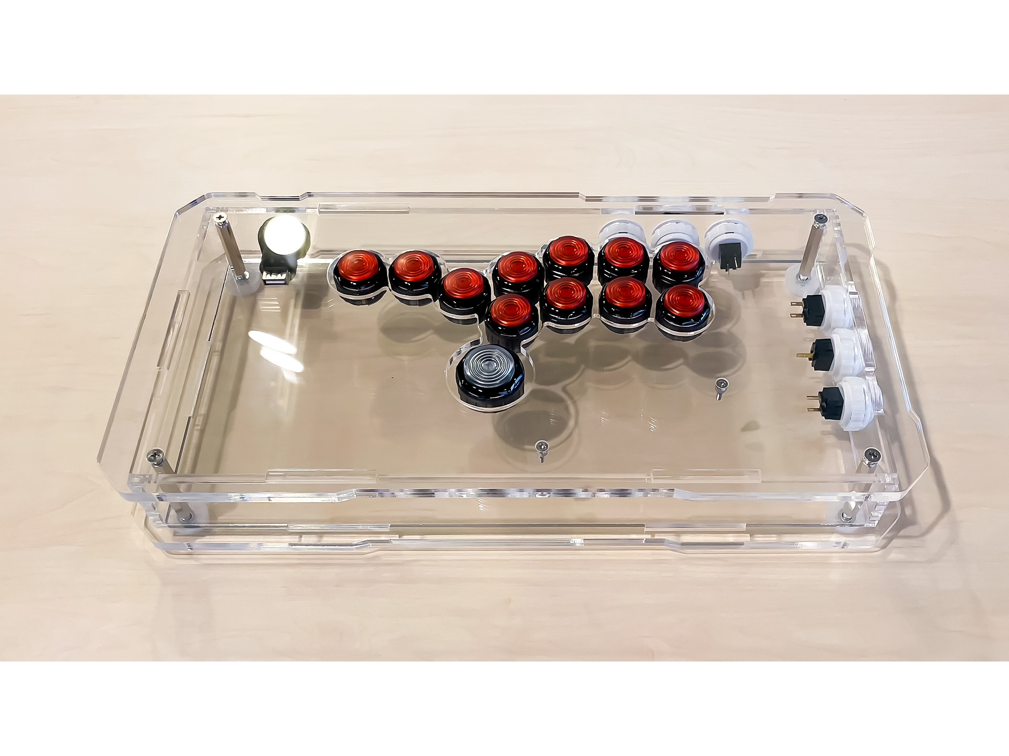 ZERO TWO STICKLESS [All-Button] Rev2 Clear Case Kit – Akecon-アケ魂-