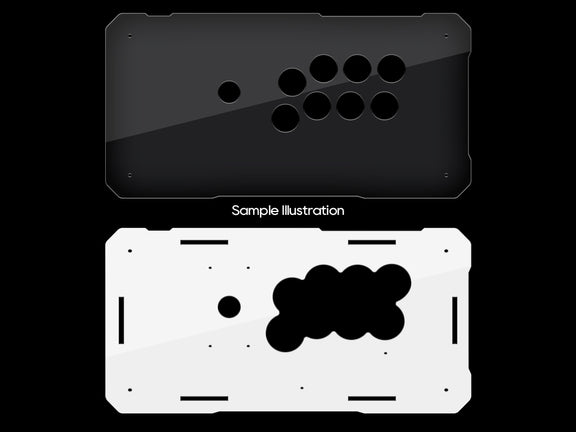 ZERO TWO クリア FIGHTSTICK レイアウト交換 セット – Akecon-アケ魂-